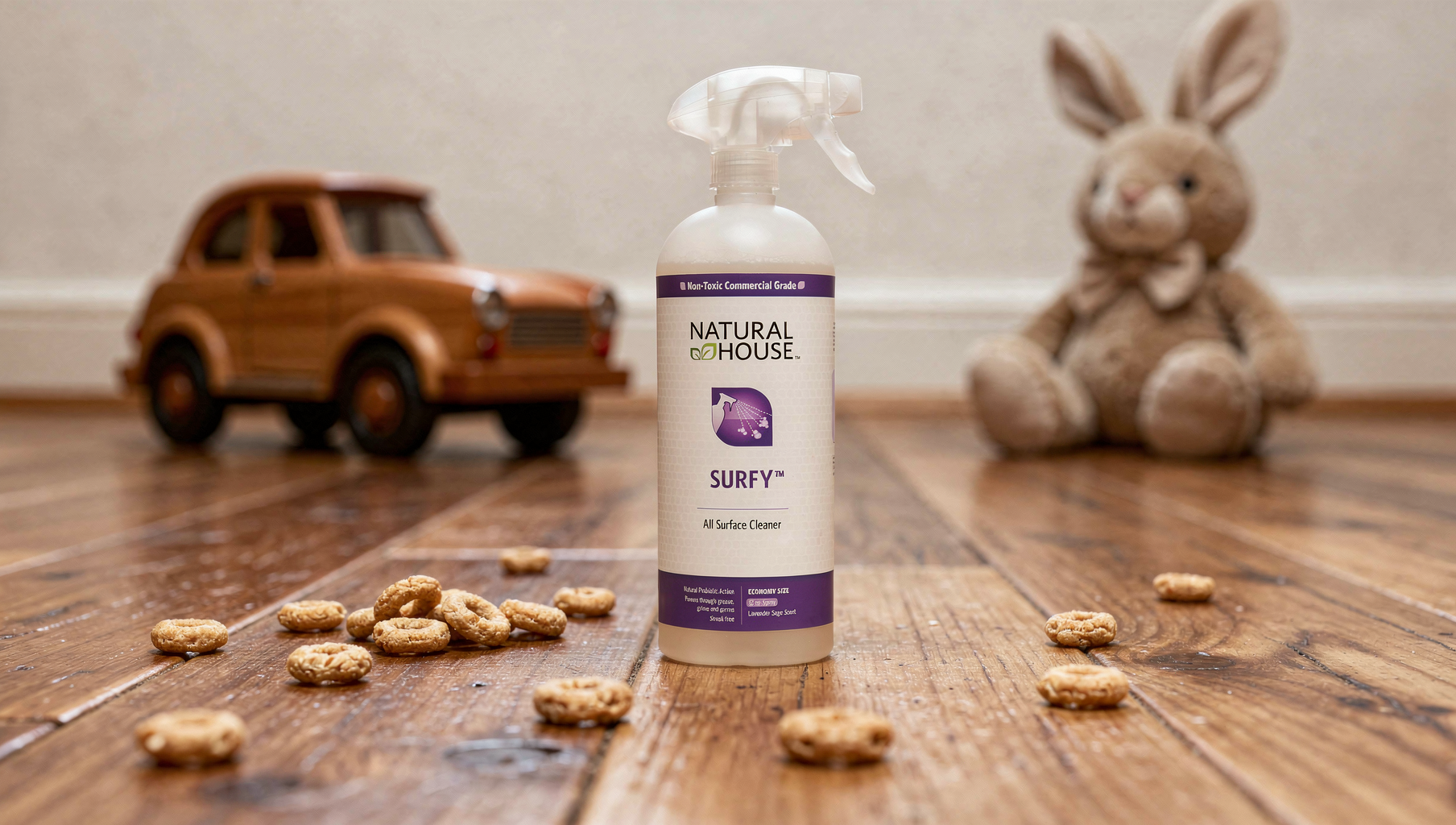 Natural House Surfy All Surface Cleaner - Non-toxic probiotic cleaning ...